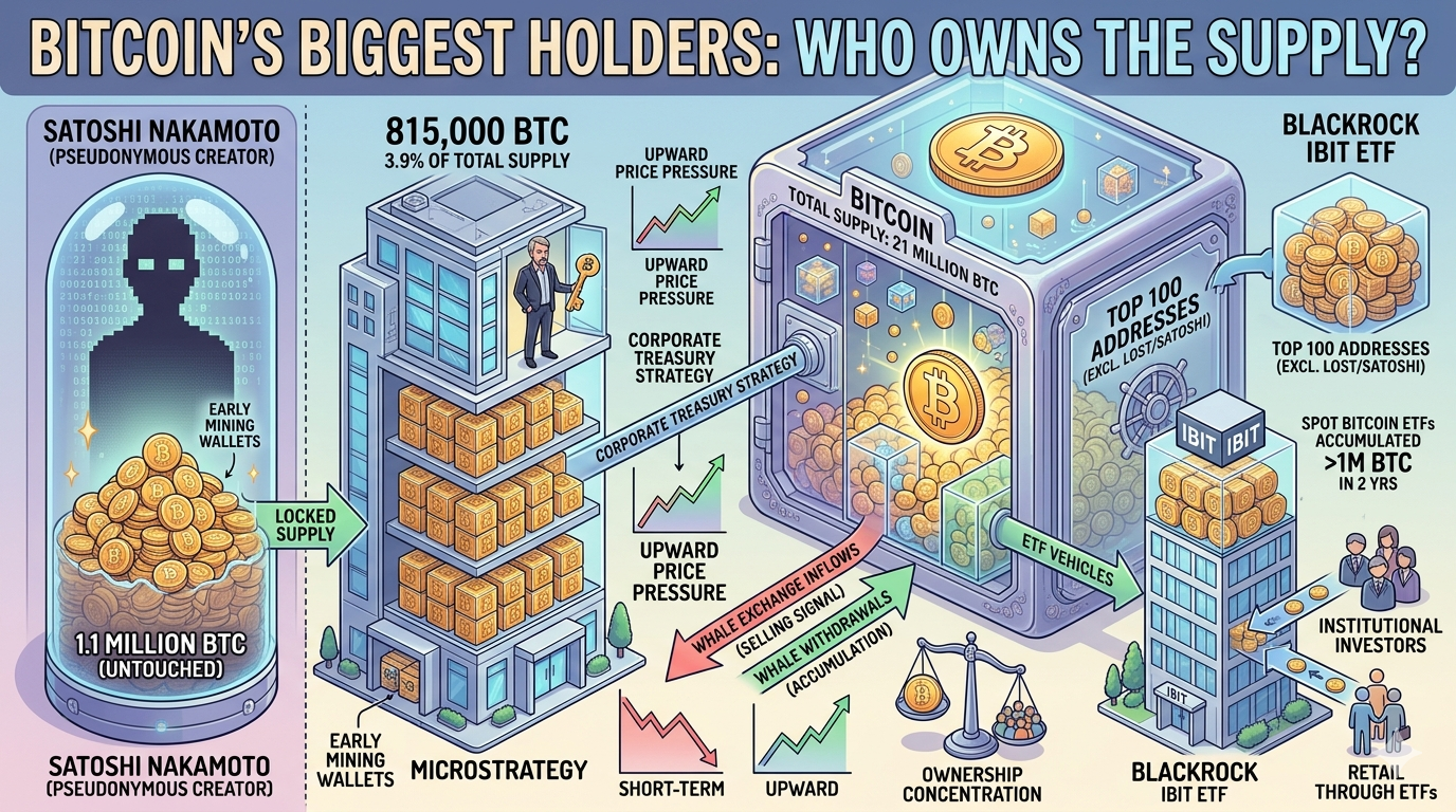 Who Controls Bitcoin? How Large Holders Shape Price and Market Structure