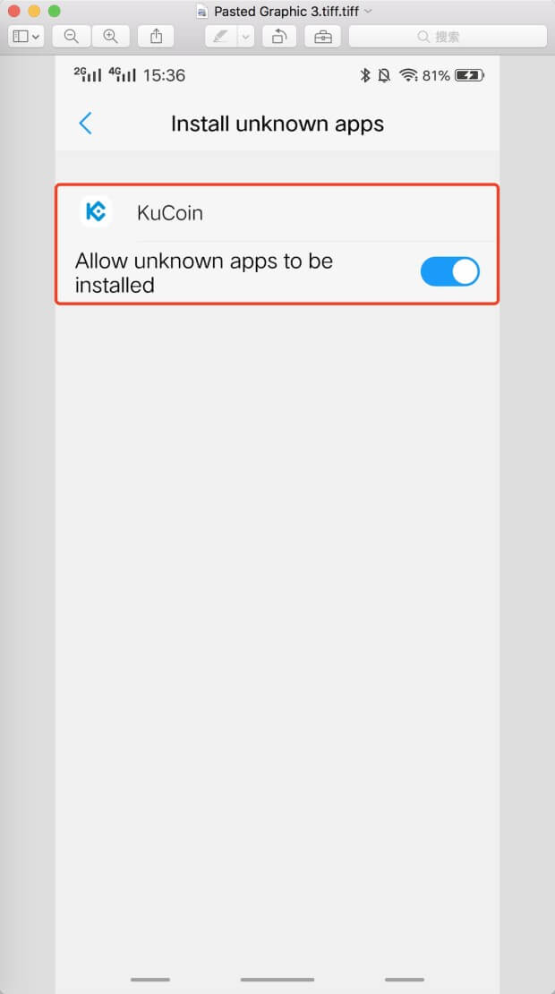 APP Installation for Android Device | KuCoin
